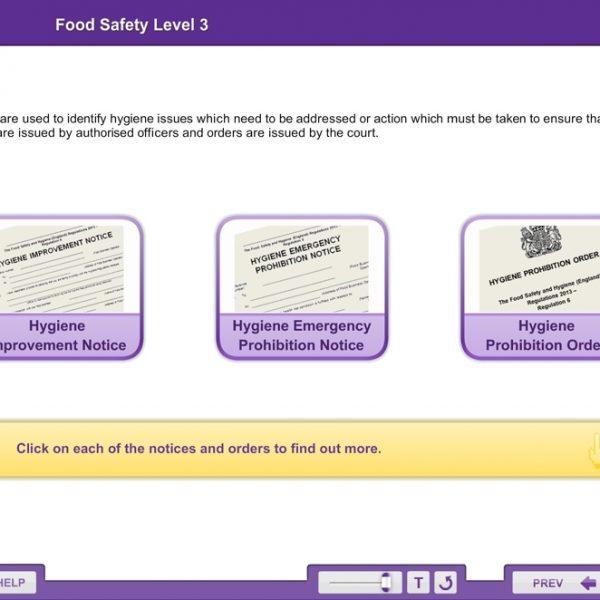 Highfield Level 3 Food Hygiene E-learning Course - Horizon